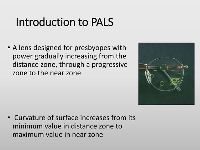 Principle of progressive addition lenses | PPTX | 3-D Graphics ...