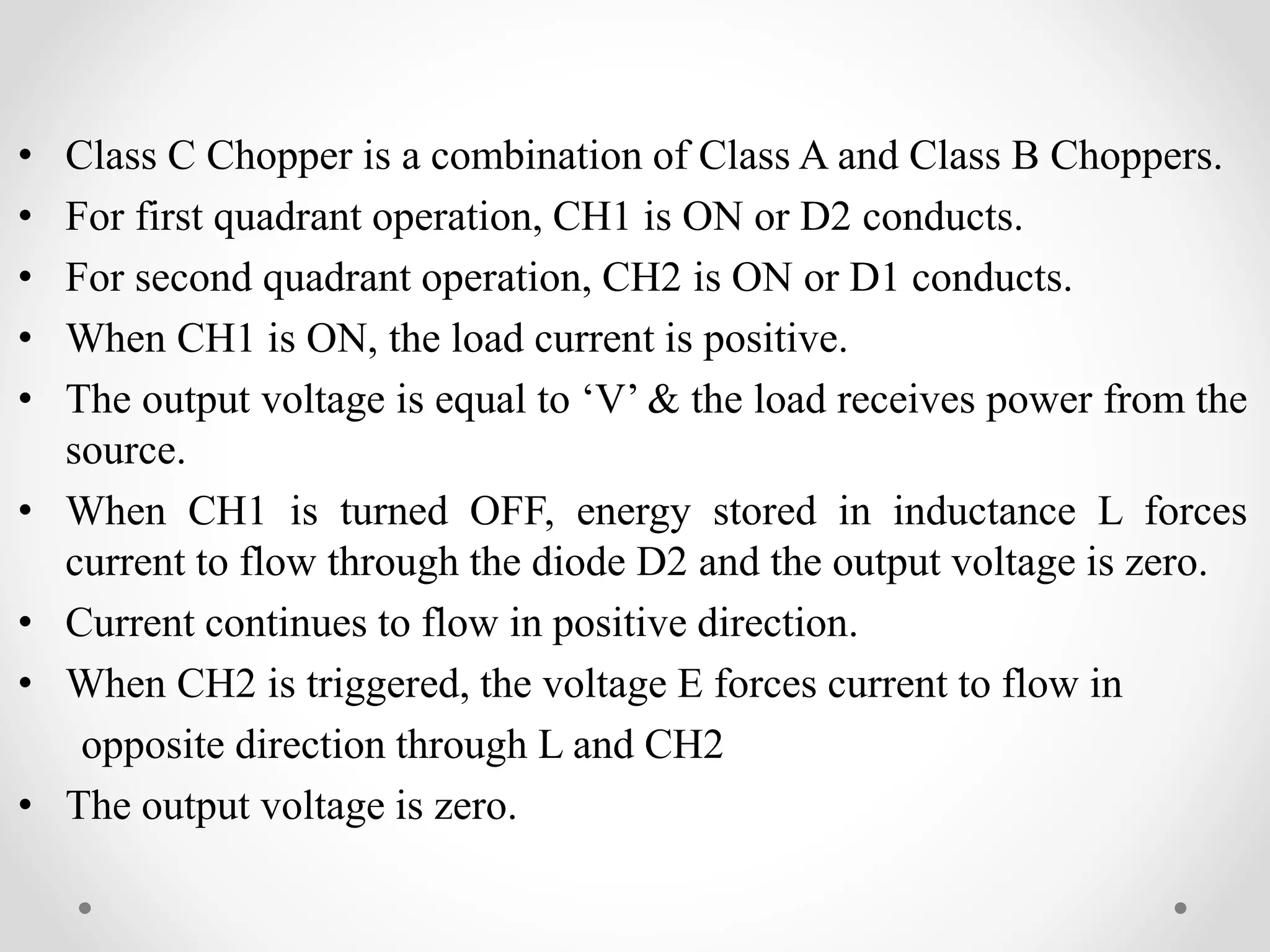 Principle of regenerative braking and chopper configuration | PPTX