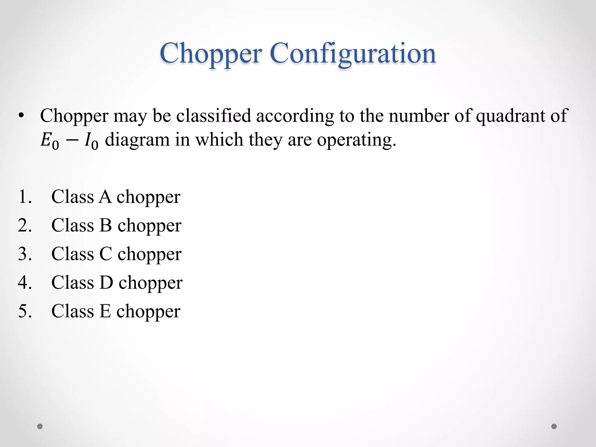 Principle of regenerative braking and chopper configuration | PPTX