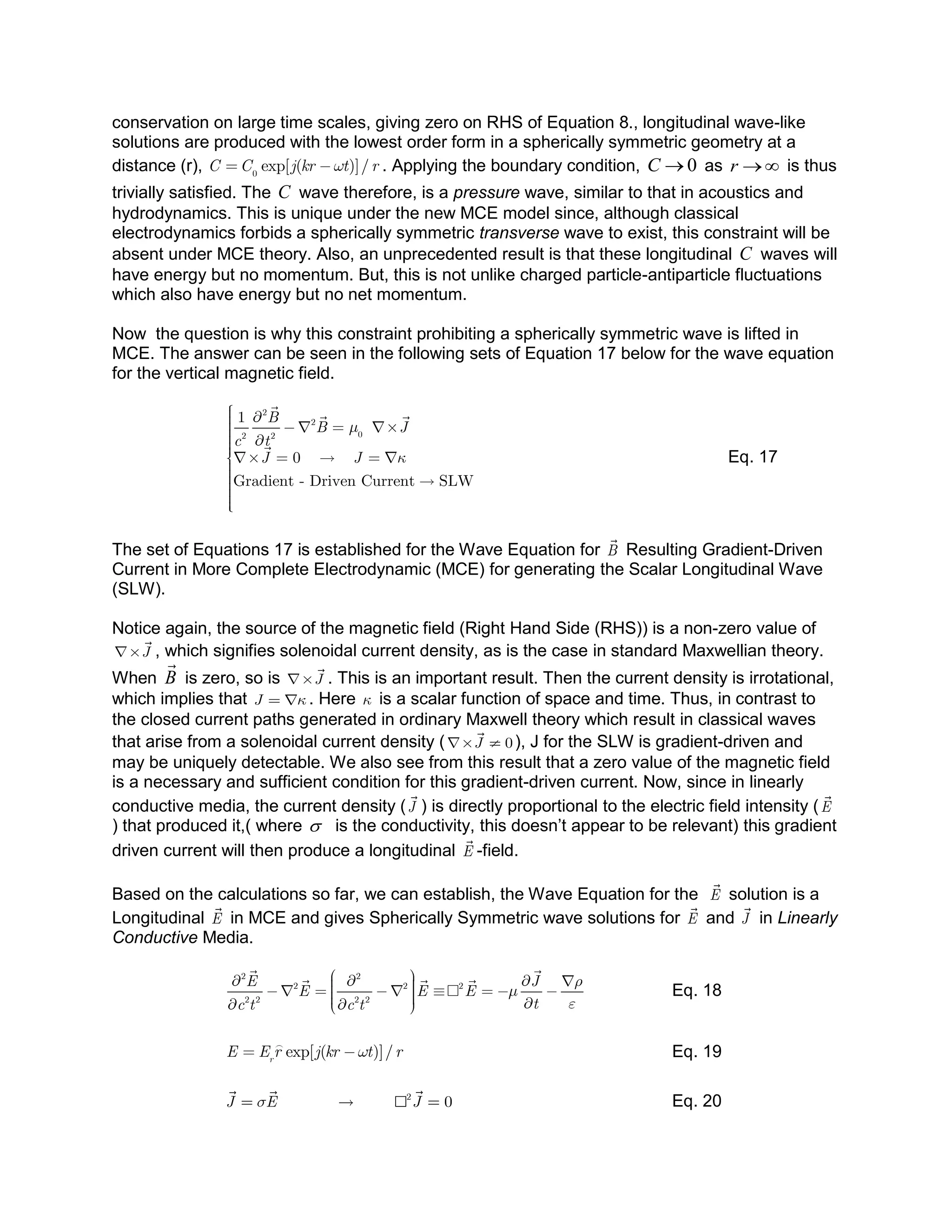 Principle of Scalar Electrodynamics Phenomena, Dr. Bahman Zohuri | PDF