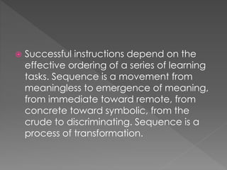 Principle of sequence | PPTX