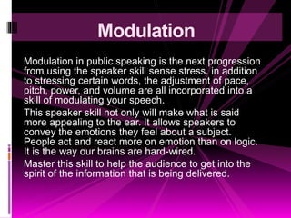 Principle of speech delivery | PPTX