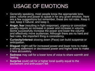 Principle of speech delivery | PPTX