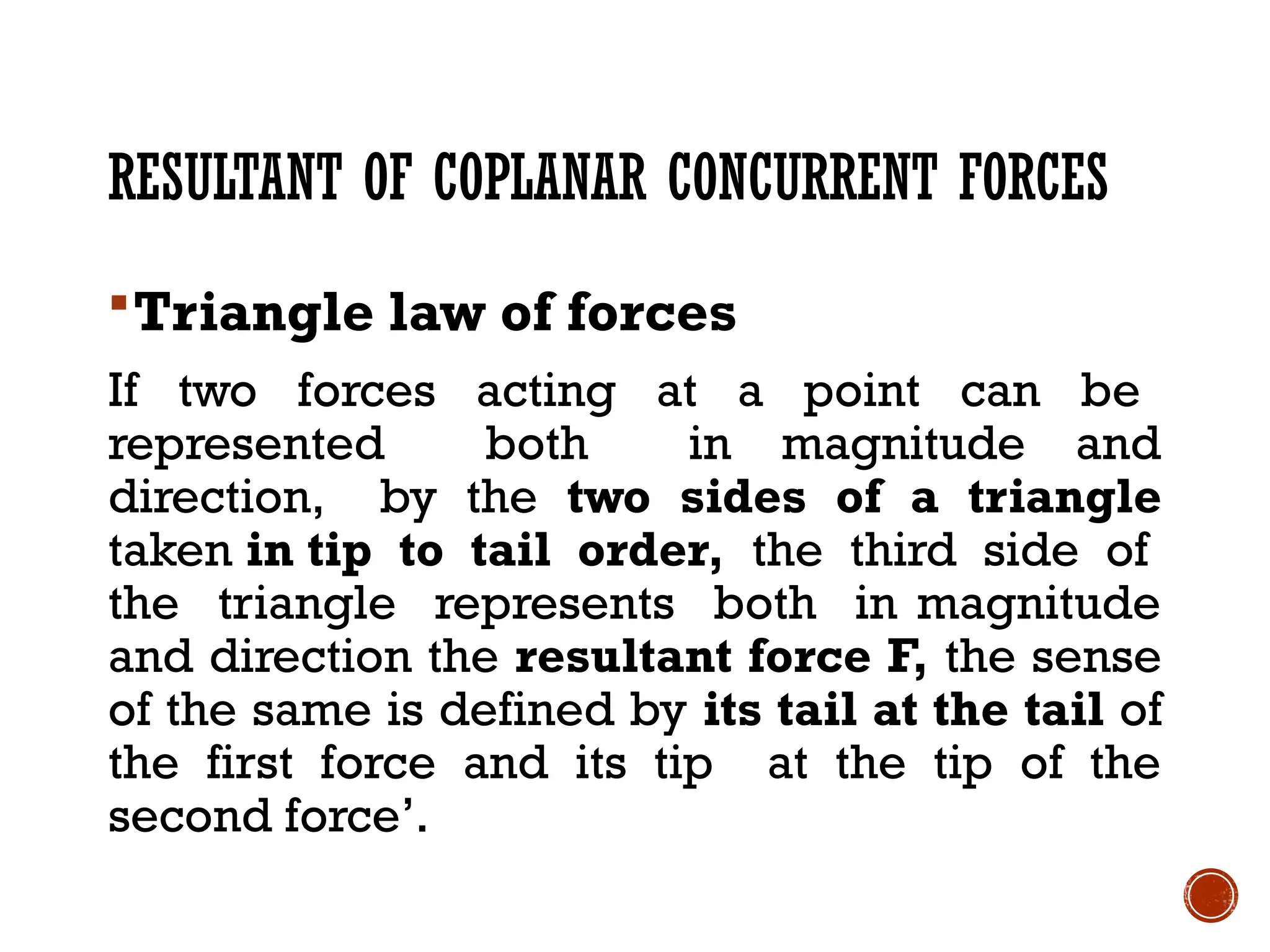 principle of statics principle of statics chapter one and force system ...