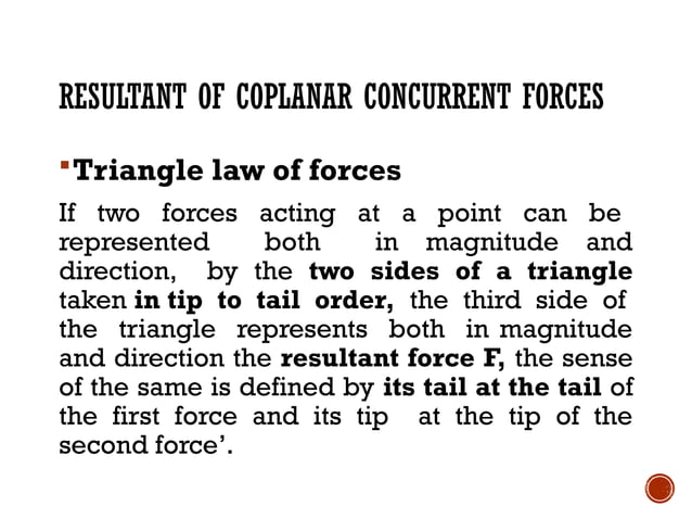 principle of statics principle of statics chapter one and force system ...