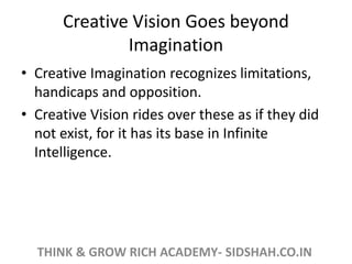 Principle of Success- Creative Vision | PPTX