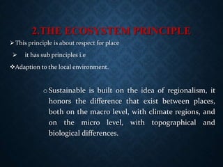 Principle of sustainable design | PPTX