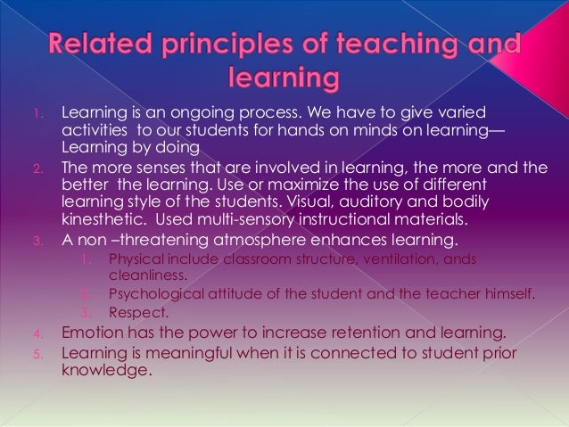 Principle of teaching made easy by Boyet b. aluan