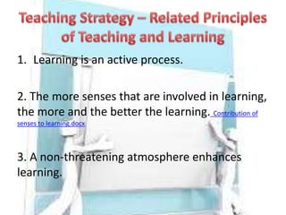 Principle of teaching and learning review | PPTX