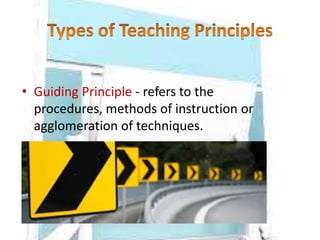 Principle of teaching and learning review | PPTX