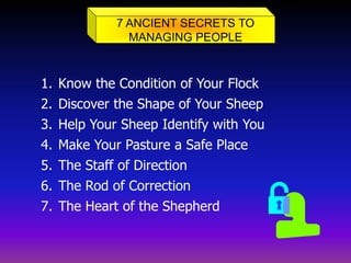 Principle of the Way of the Shepherd | PDF