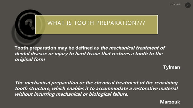 Principle of tooth preparation | PPTX | Dental Health | Diseases and ...