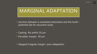 Principle of tooth preparation | PPTX