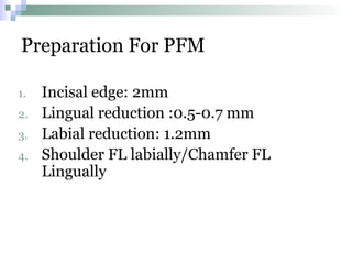 Principle of tooth preparation | PPT