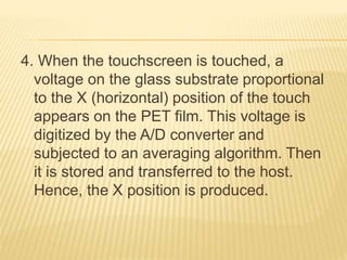 Principle of touchscreen1. | PPT