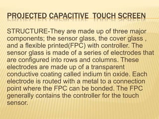 Principle of touchscreen1. | PPT