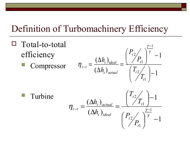 Principle of turbomachinery