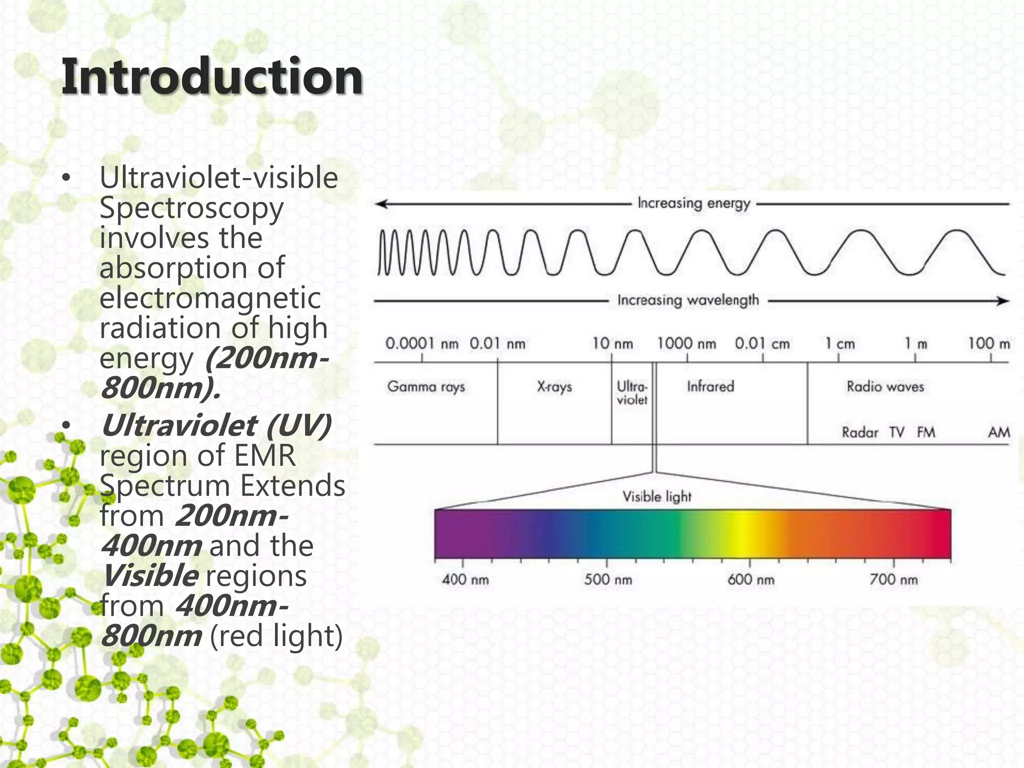 Principle of ultra violet visible spectroscopy | PDF