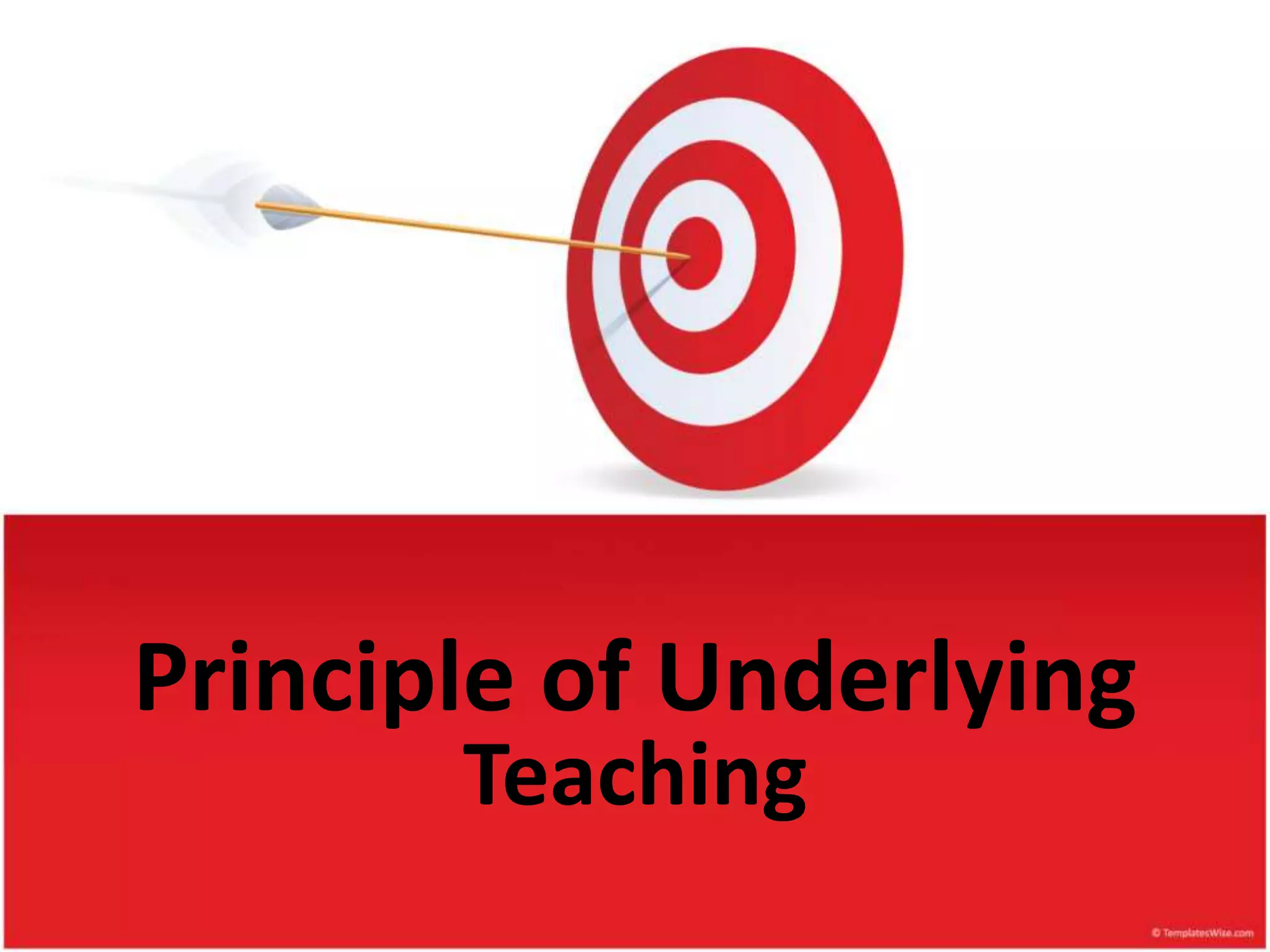 Principle of Underlying | PPTX