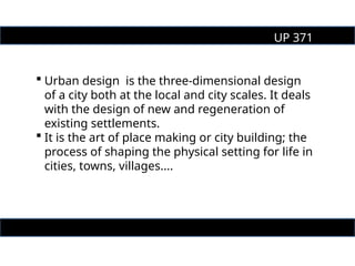 Principle_of_urban_design and elements u | PPTX