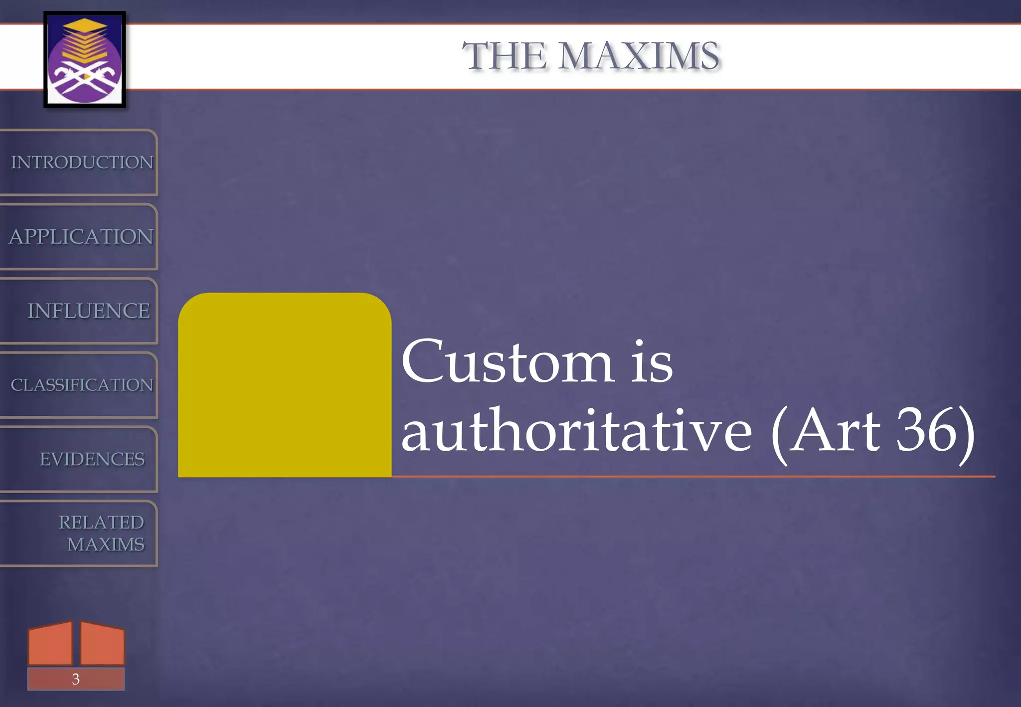 Principle of Uruf | PPTX