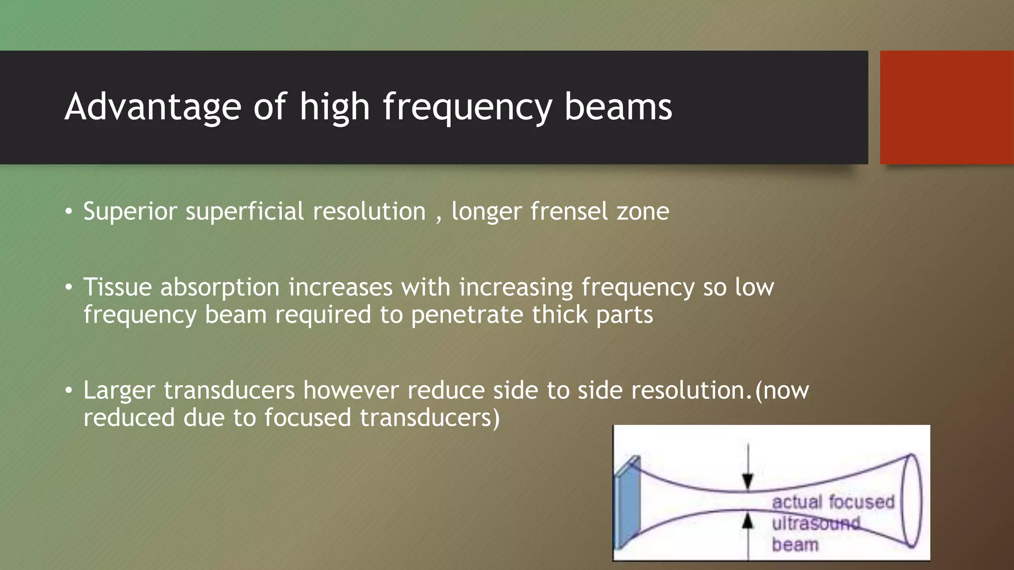 Principle of usg imaging, construction of transducers | PPTX