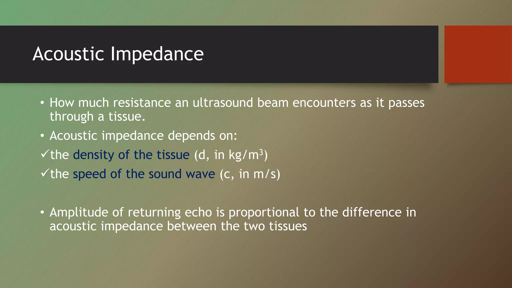 Principle of usg imaging, construction of transducers | PPTX