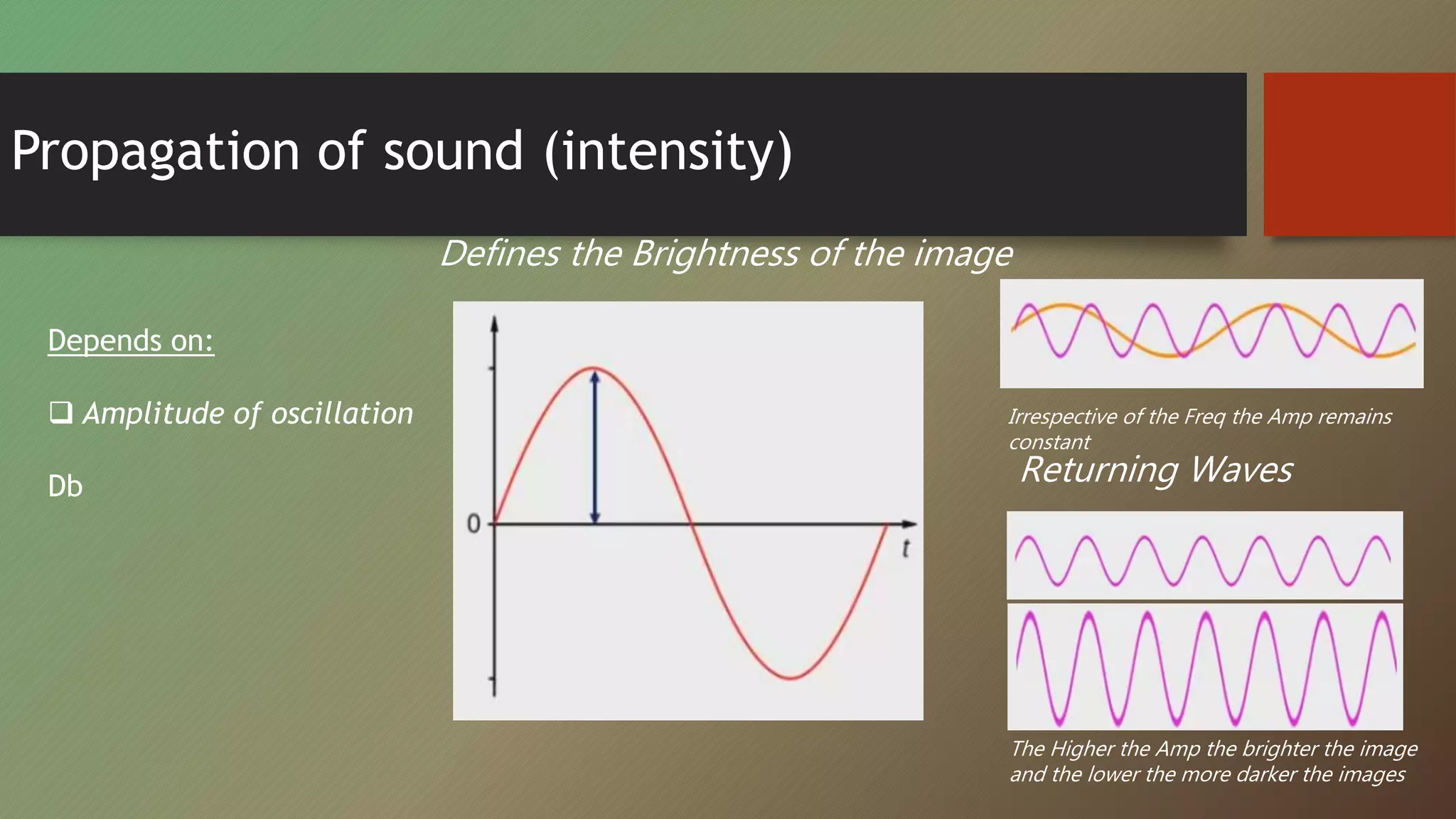 Principle of usg imaging, construction of transducers | PPTX