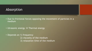 Principle of usg imaging, construction of transducers | PPTX