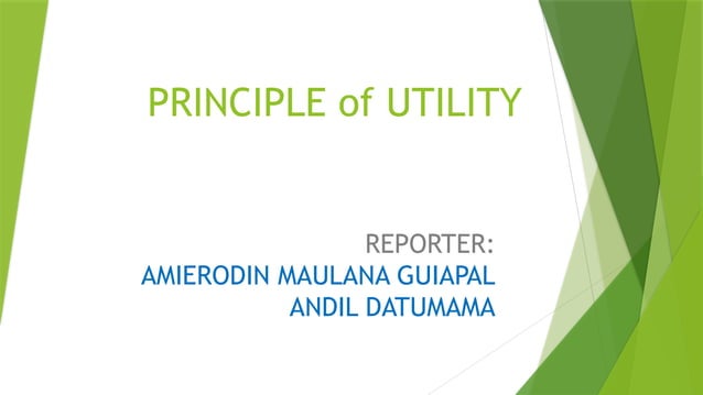 PROFED TOPIC 1 : PRINCIPLE of UTILITY.pptx
