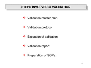 Principle of Validation and Qualification | PPT
