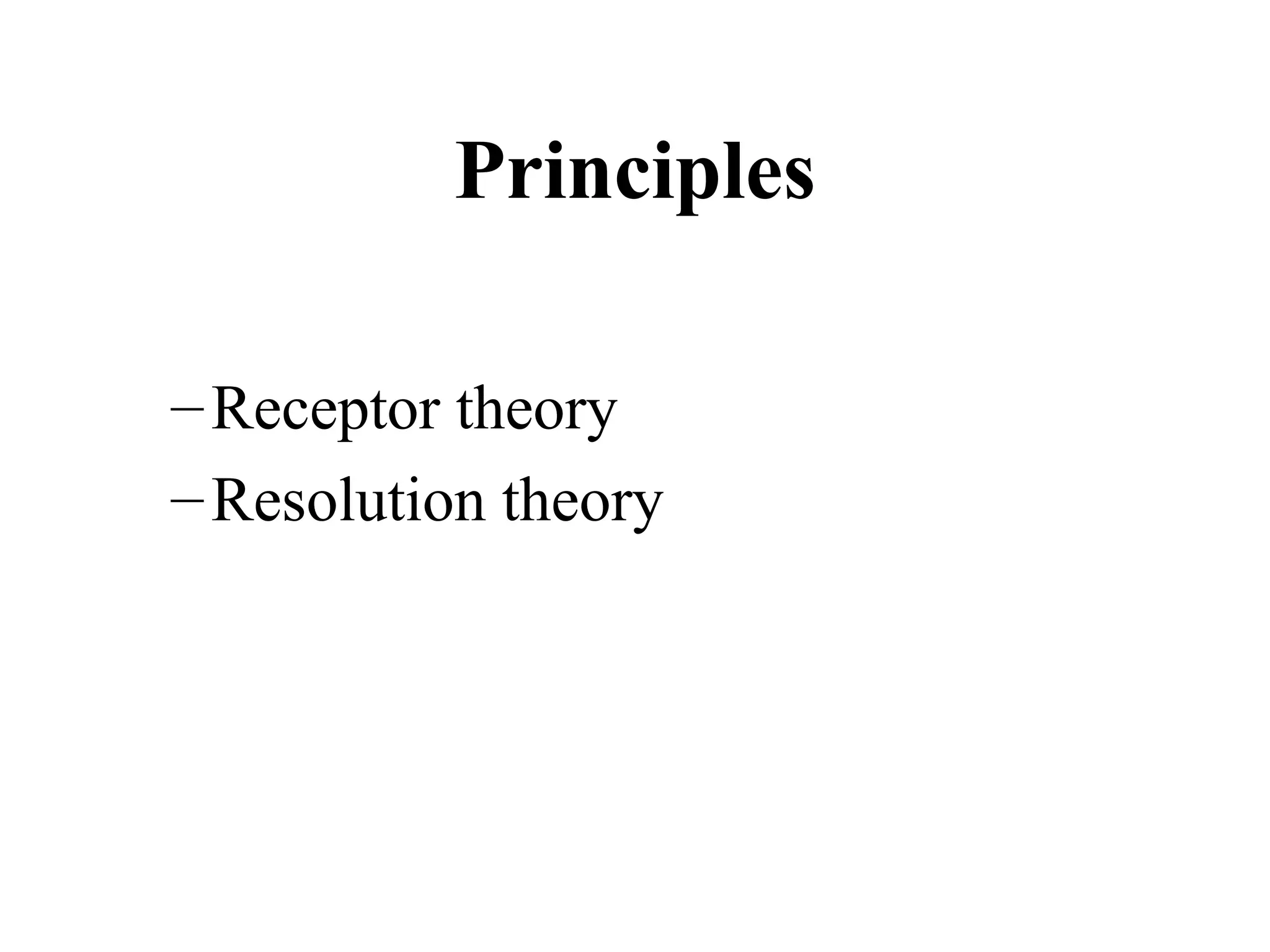 Principle of visual acuity charts class | PPT