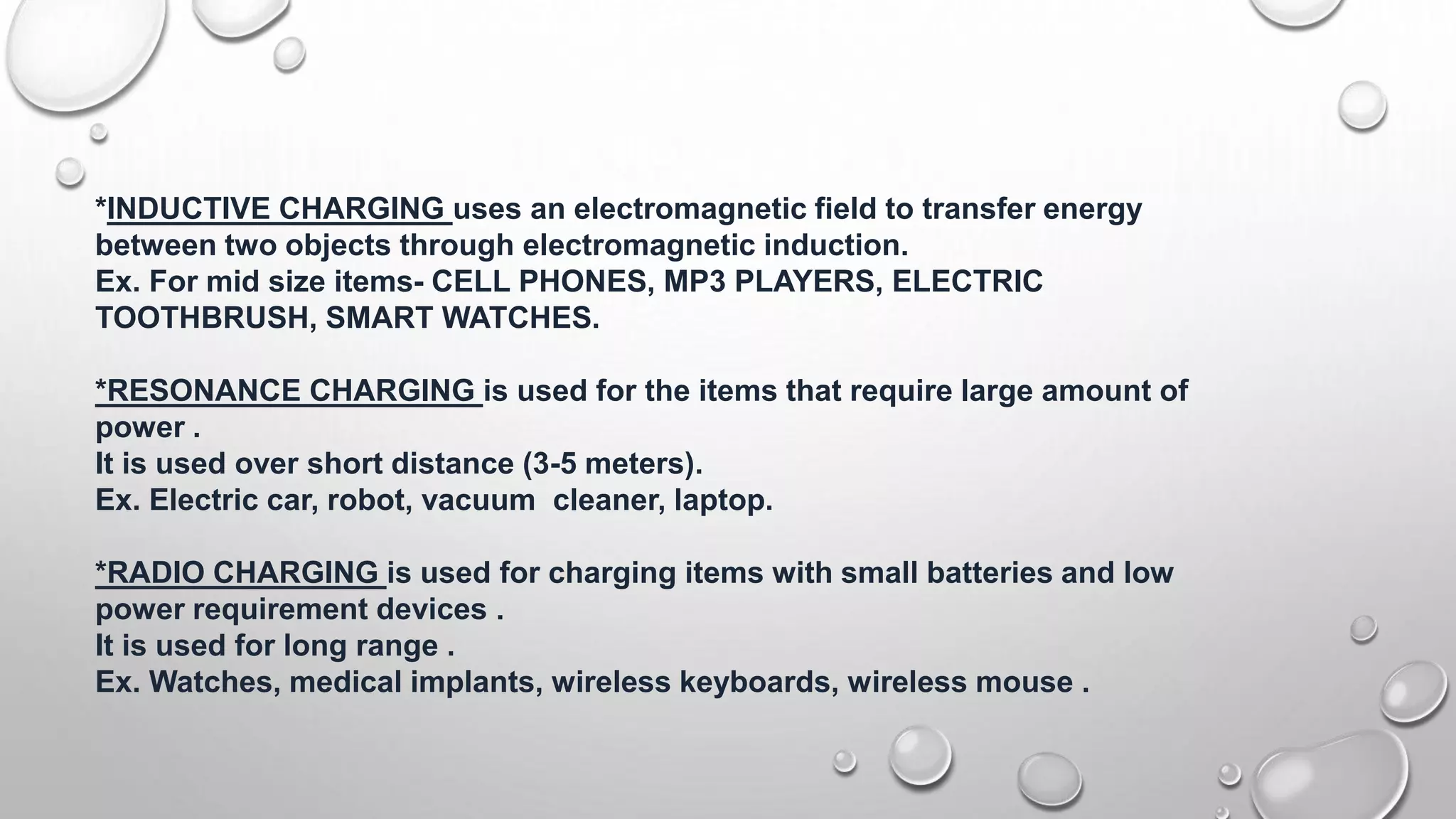Principle of wireless charging | PPTX