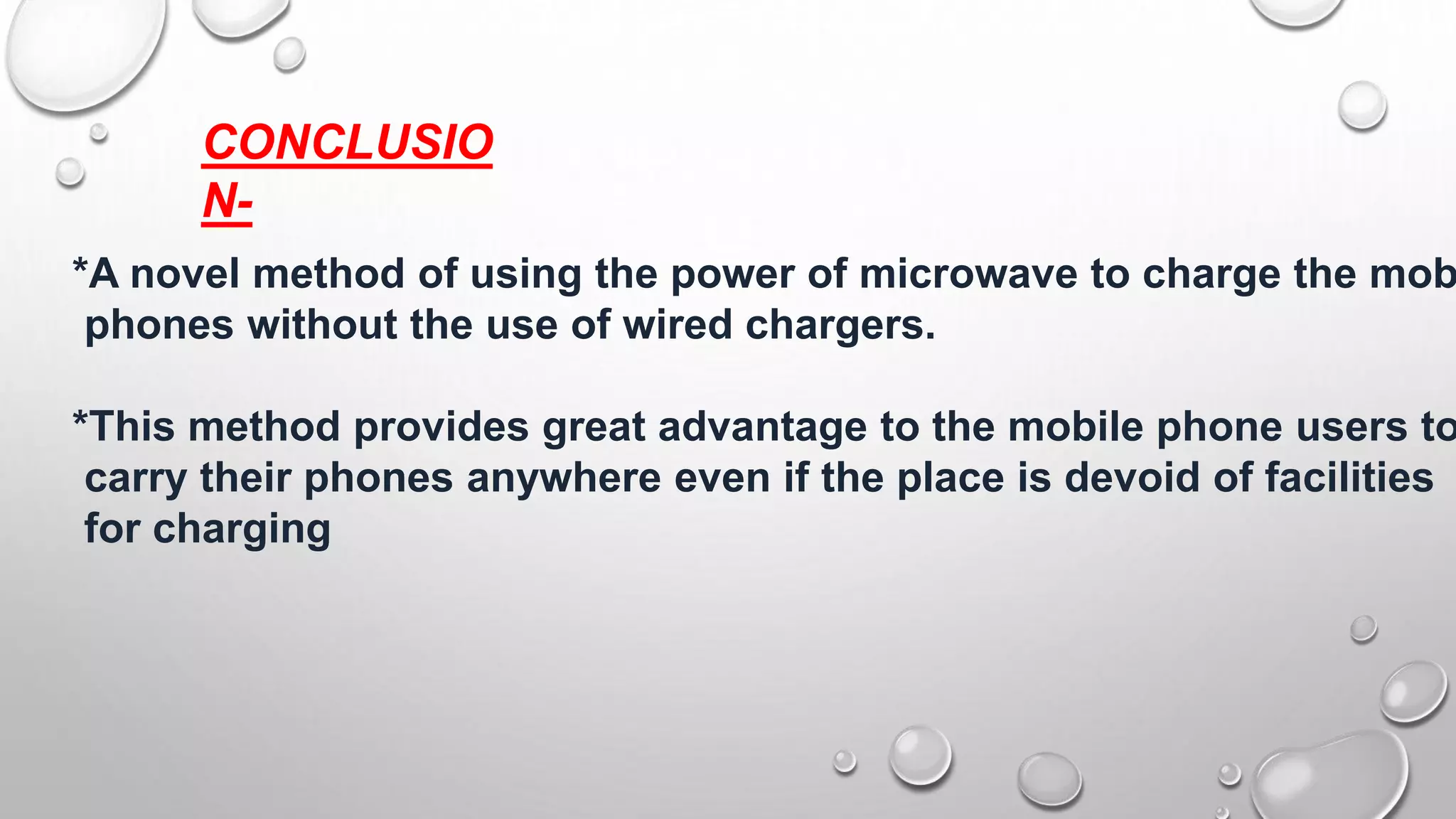 Principle of wireless charging | PPTX
