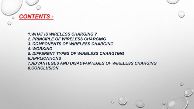 Principle of wireless charging | PPTX | Consumer Electronics | Technology & Computing