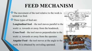 Principle Parts of a Lathe | PPTX