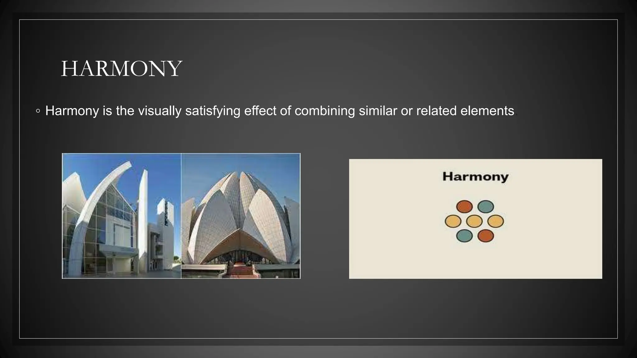 Principle of design- Architecture of Buildings | PPTX