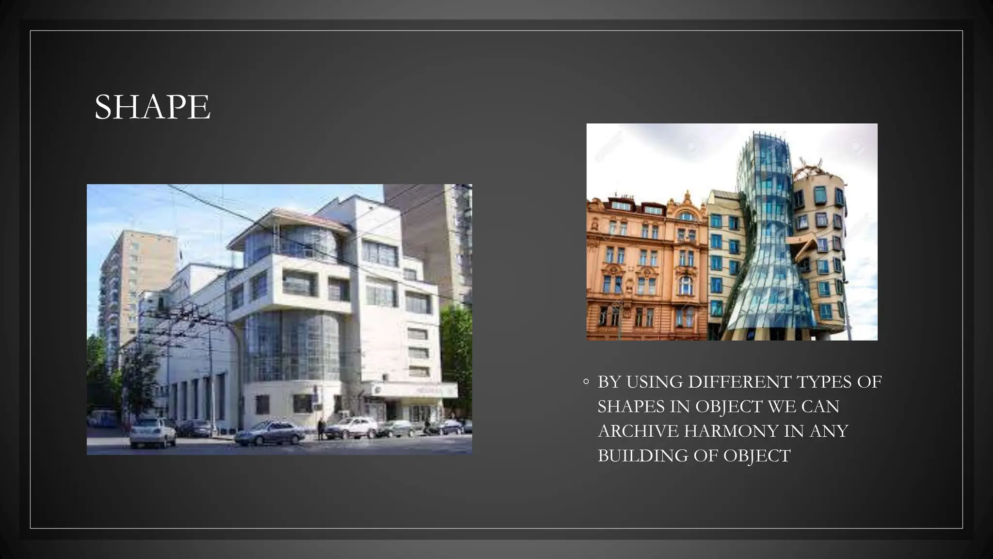 Principle of design- Architecture of Buildings | PPTX