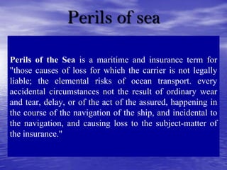 Principle & practice of insurance | PPTX