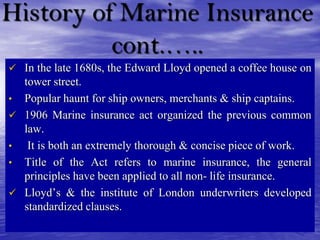 Principle & practice of insurance | PPTX