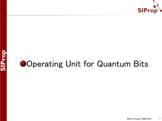 Principle Representation of The 8 Qubits Quantum Computer by ...