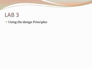 Class 3 Principles | PPTX