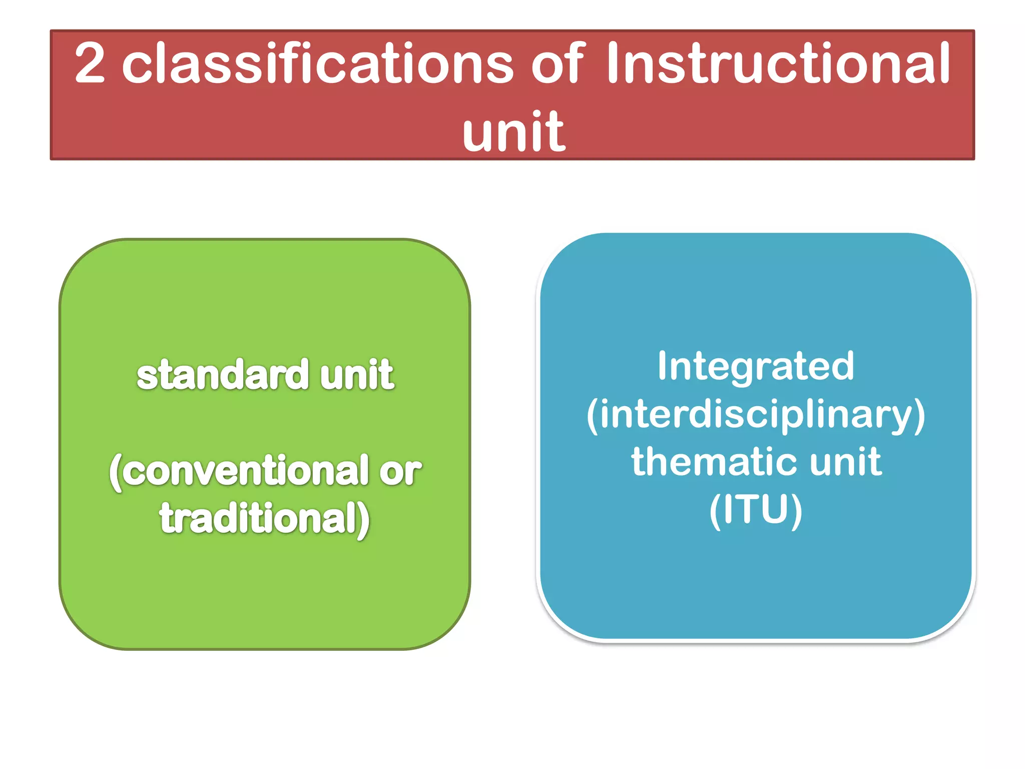 developing instructional units and daily plans | PPTX