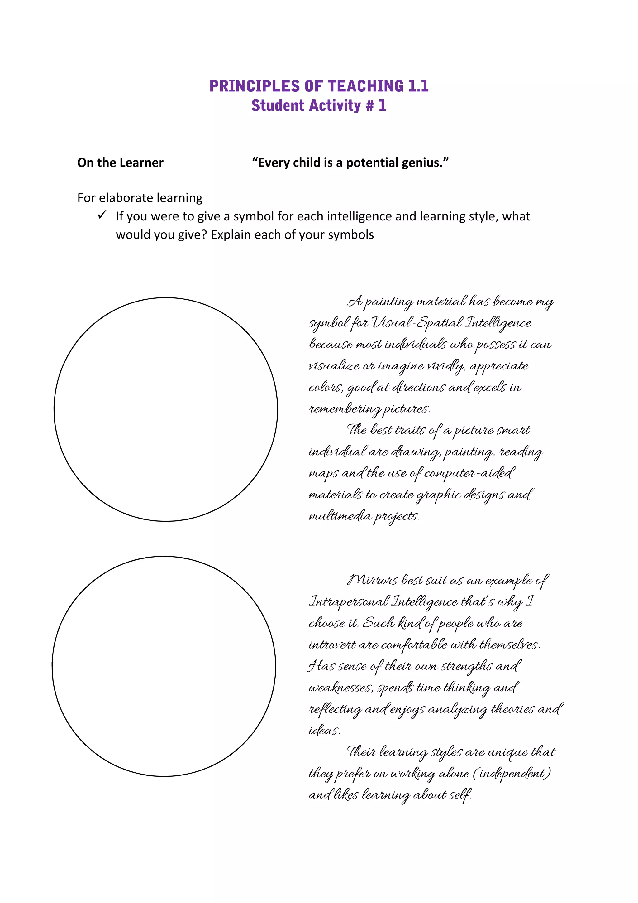 Principles of Teaching | PDF