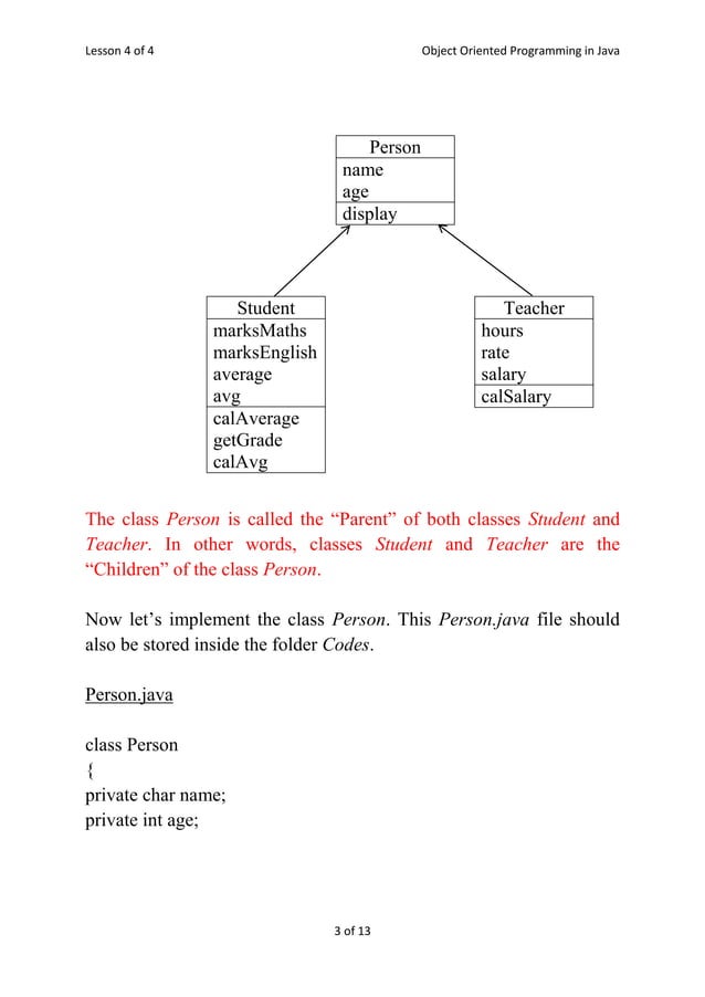 Principles Of Object Oriented Programming Pdf