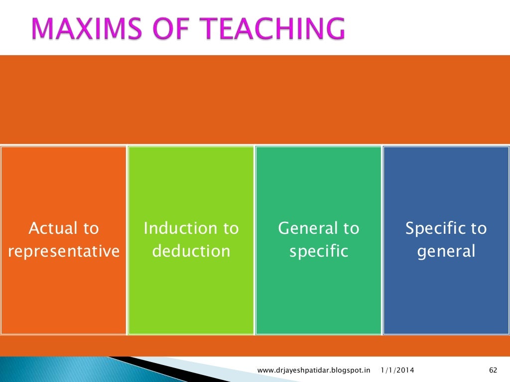Principles of education and teaching learning process
