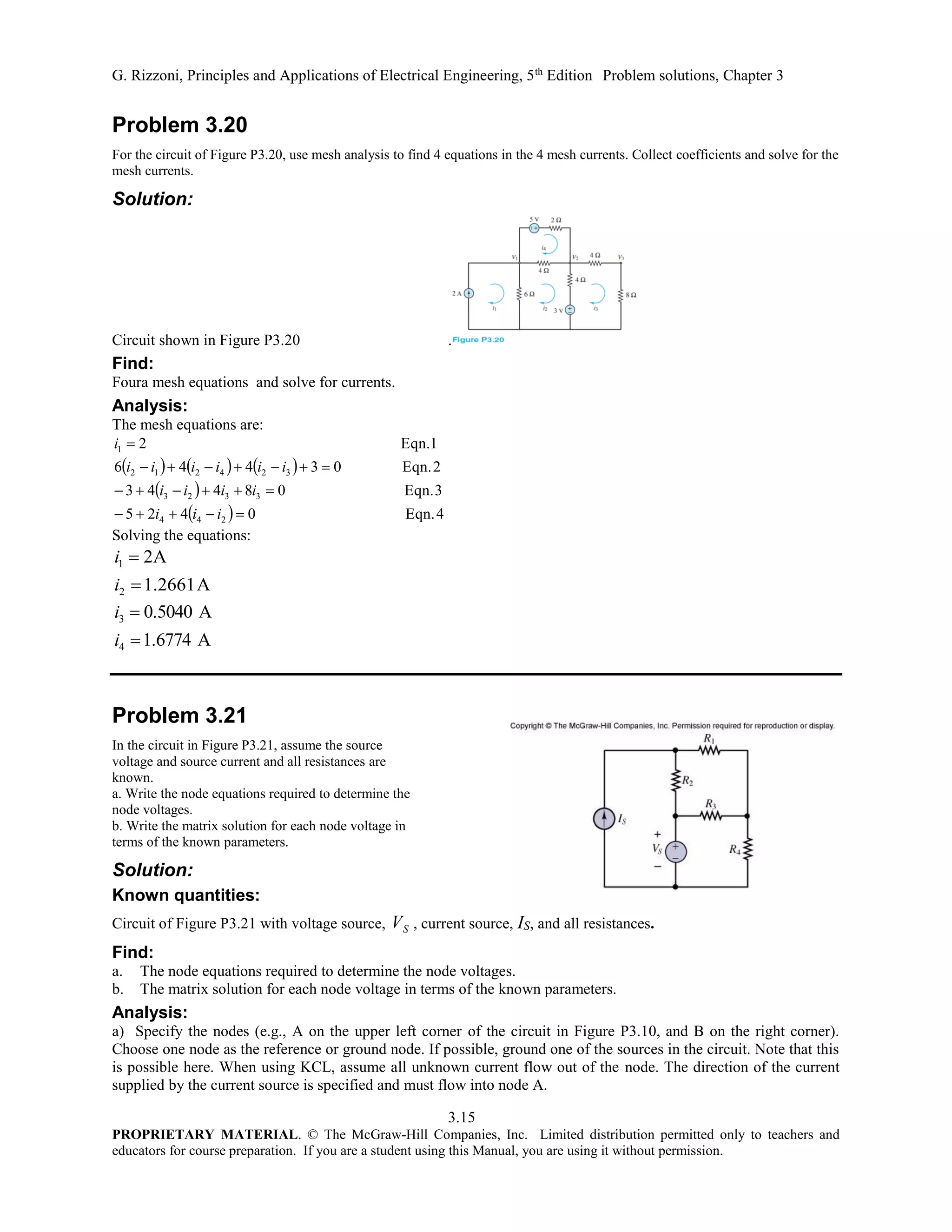 Principles And Applications of Electrical Engineering 6th Edition ...