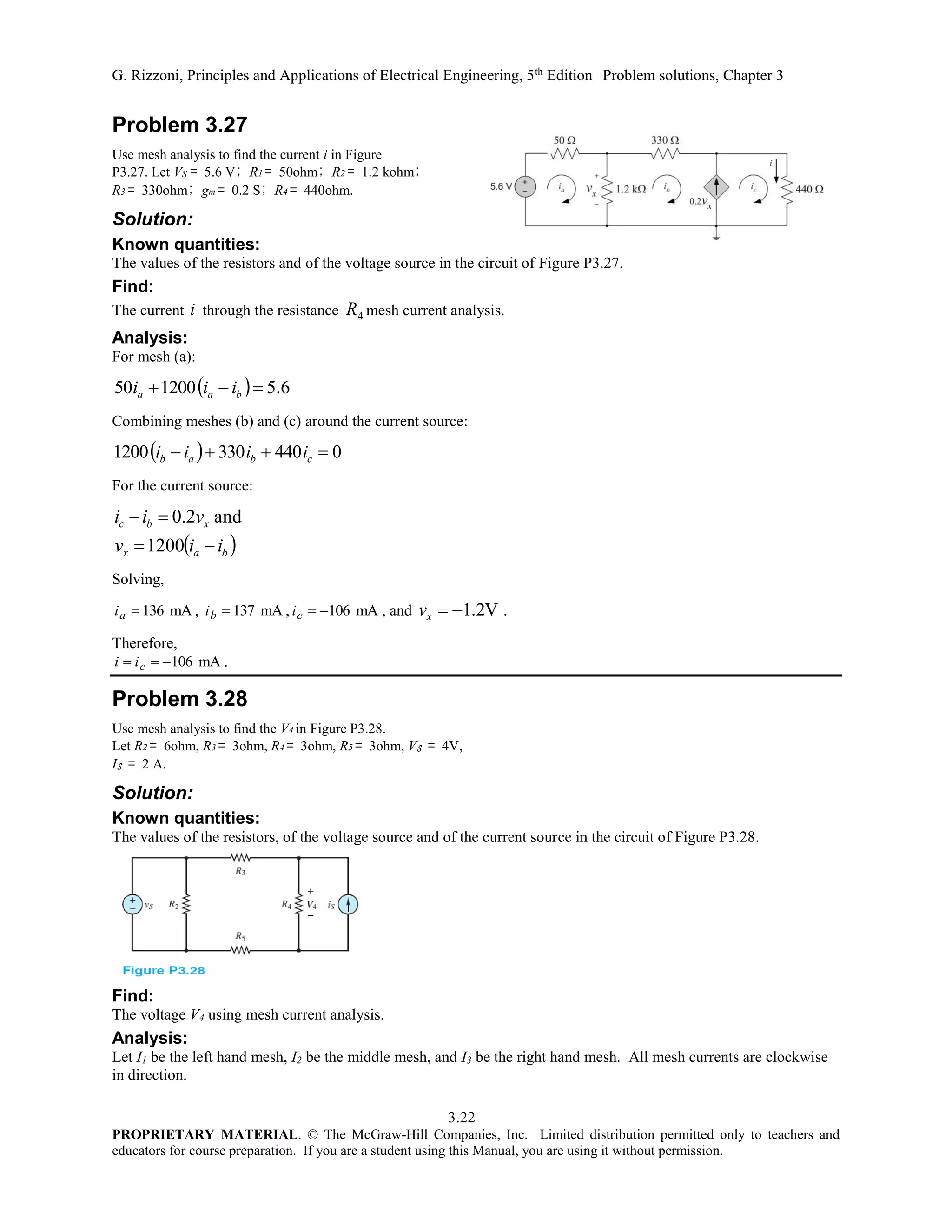 Principles And Applications of Electrical Engineering 6th Edition ...