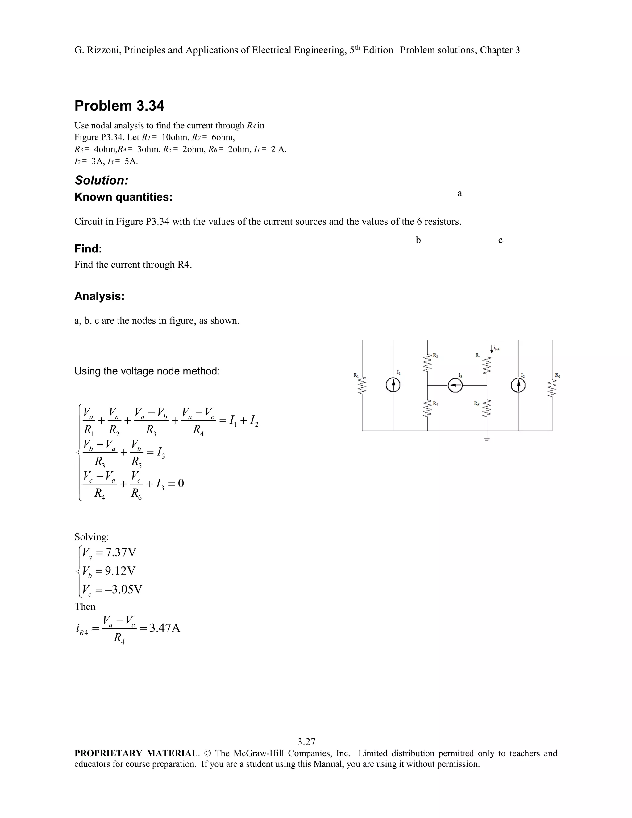 Principles And Applications of Electrical Engineering 6th Edition ...
