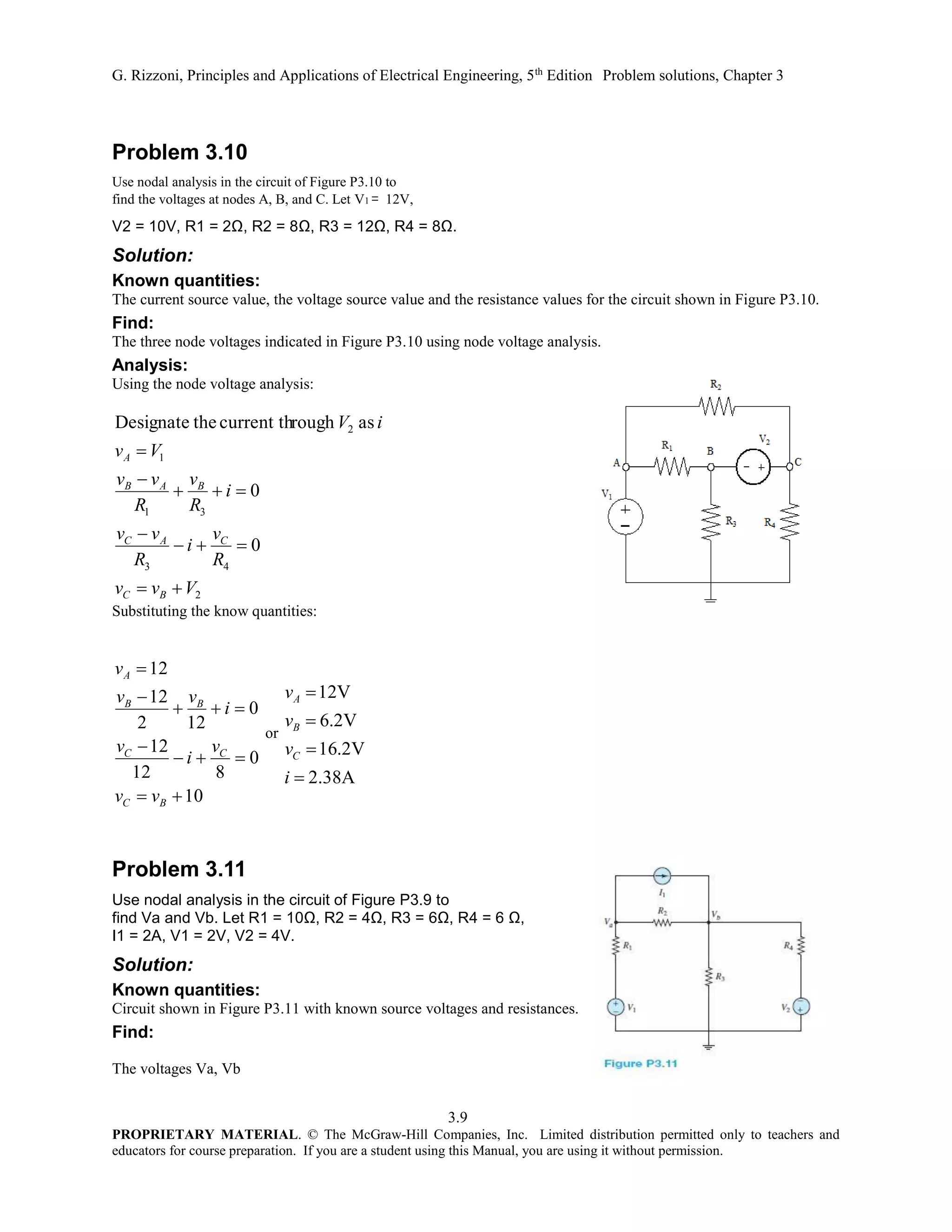 Principles And Applications of Electrical Engineering 6th Edition ...